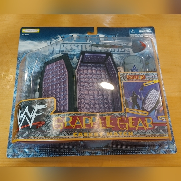 WWE | Toys | 998 Wwf Jakks Grapple Gear Casket Match Wrestlemania Xv ...